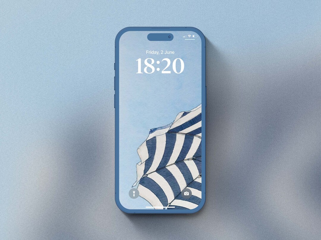 Ios Home Screen Watercolor Vacation iPhone Background Neutral Tropical ...