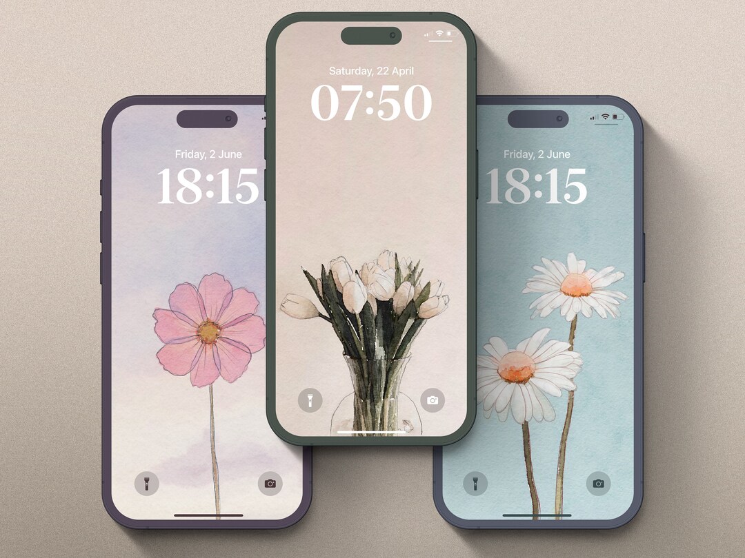 IPhone Home Screen Bundle Flower Phone Background Premium Bouquet Ios ...