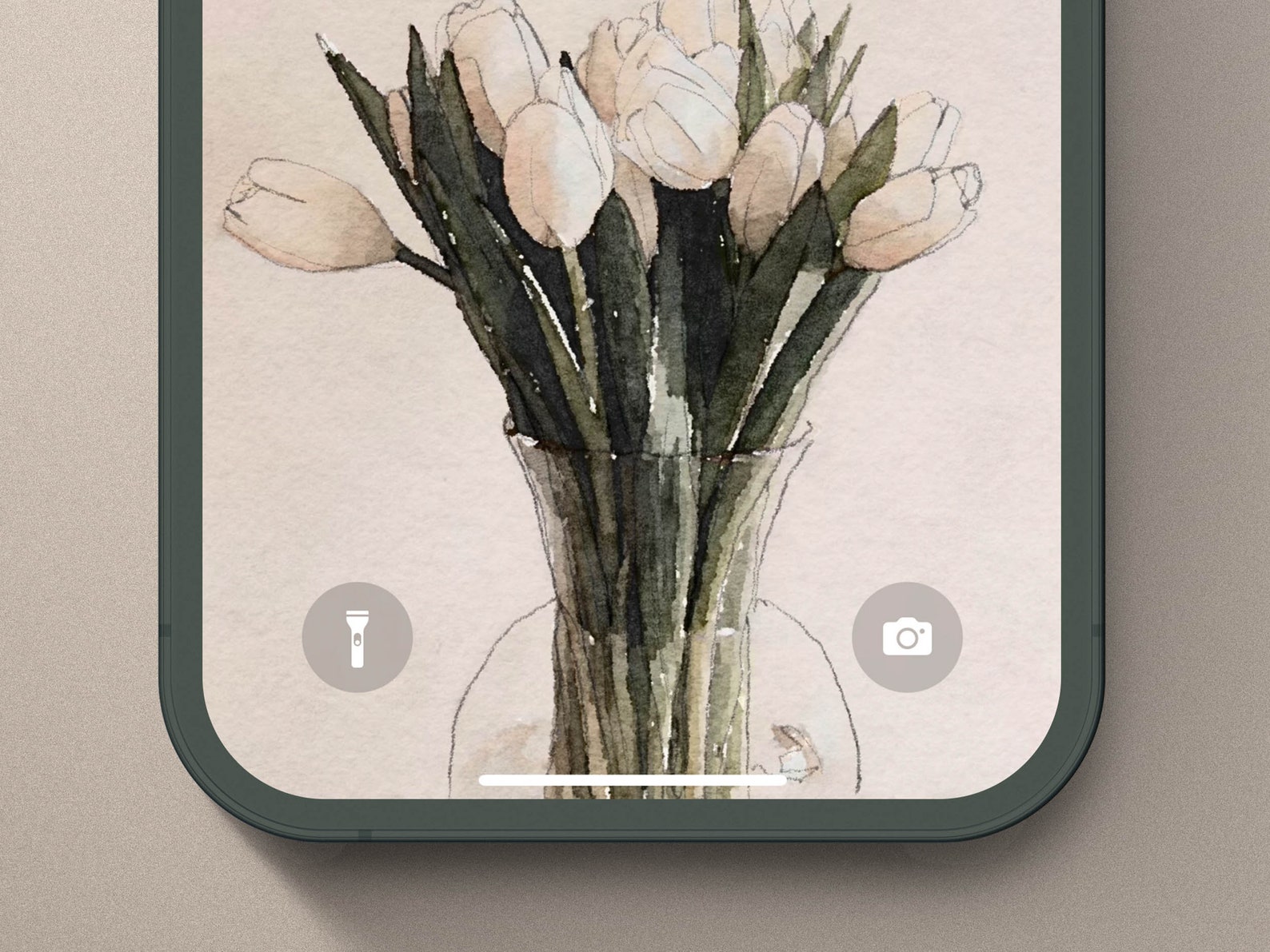 Ios Home Screen Aesthetic Bouquet iPhone Background Elegant Spring ...