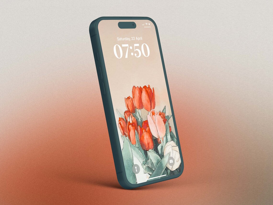 Phone Background Watercolor Spring Ios Wallpaper Minimal Botanical ...