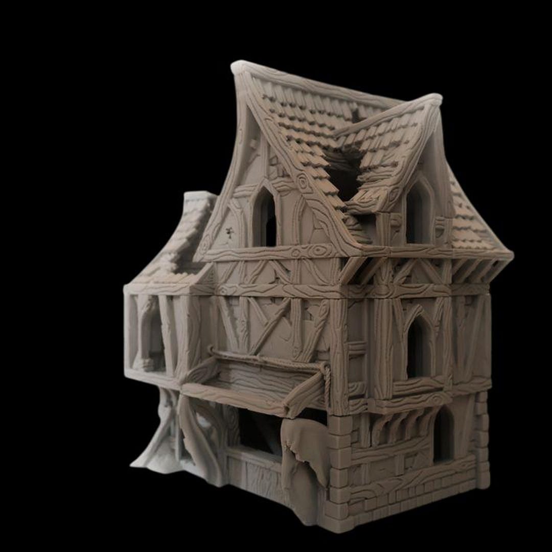 Misty Hollows - Ruined Merchant House - Etsy