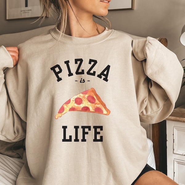 Pizza Sweatshirt - Etsy