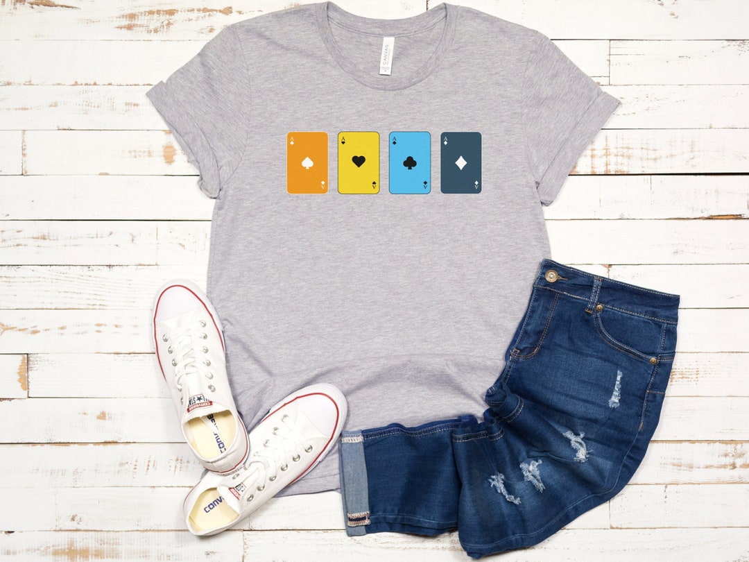Aromantic Asexual Tshirt || 4 Aces Aroace Pride Graphic Tee for Holiday ...