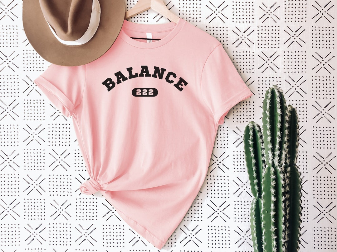 Balance Angel Number 222 T-shirt for Witchy Friend, College Preppy Tees ...