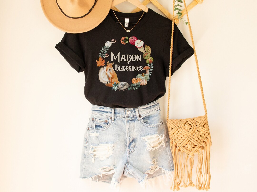 Mabon Shirt for Harvest Festival, Mabon Blessings for Autumn Equinox ...