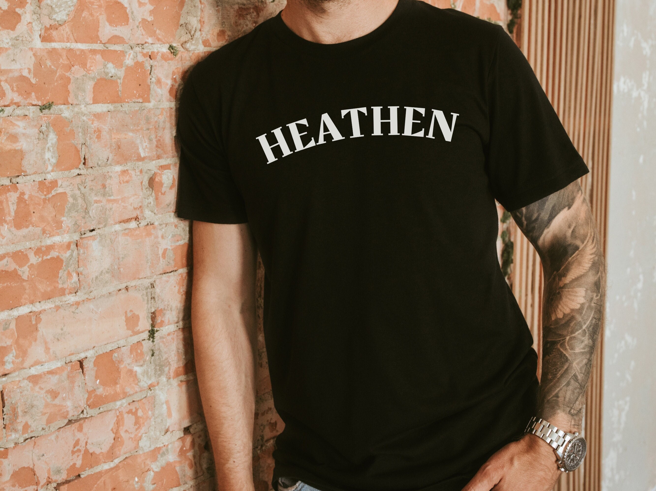 Heathen Crewneck for Viking Odinism, Folklore Shirt for Asatru ...