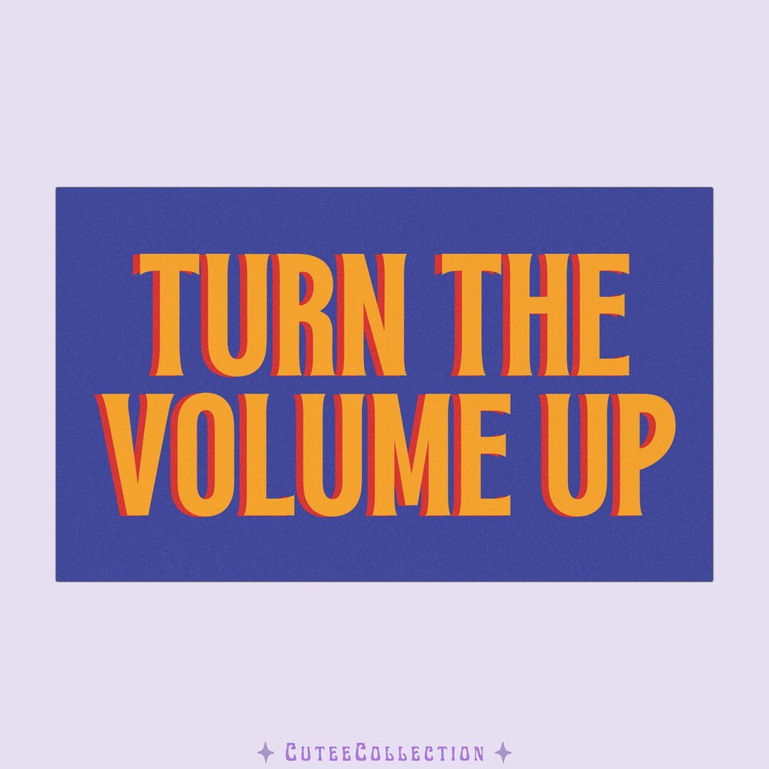 Turn the Volume up Bumper Magnet: Zohran Mamdani Car Magnet - Etsy