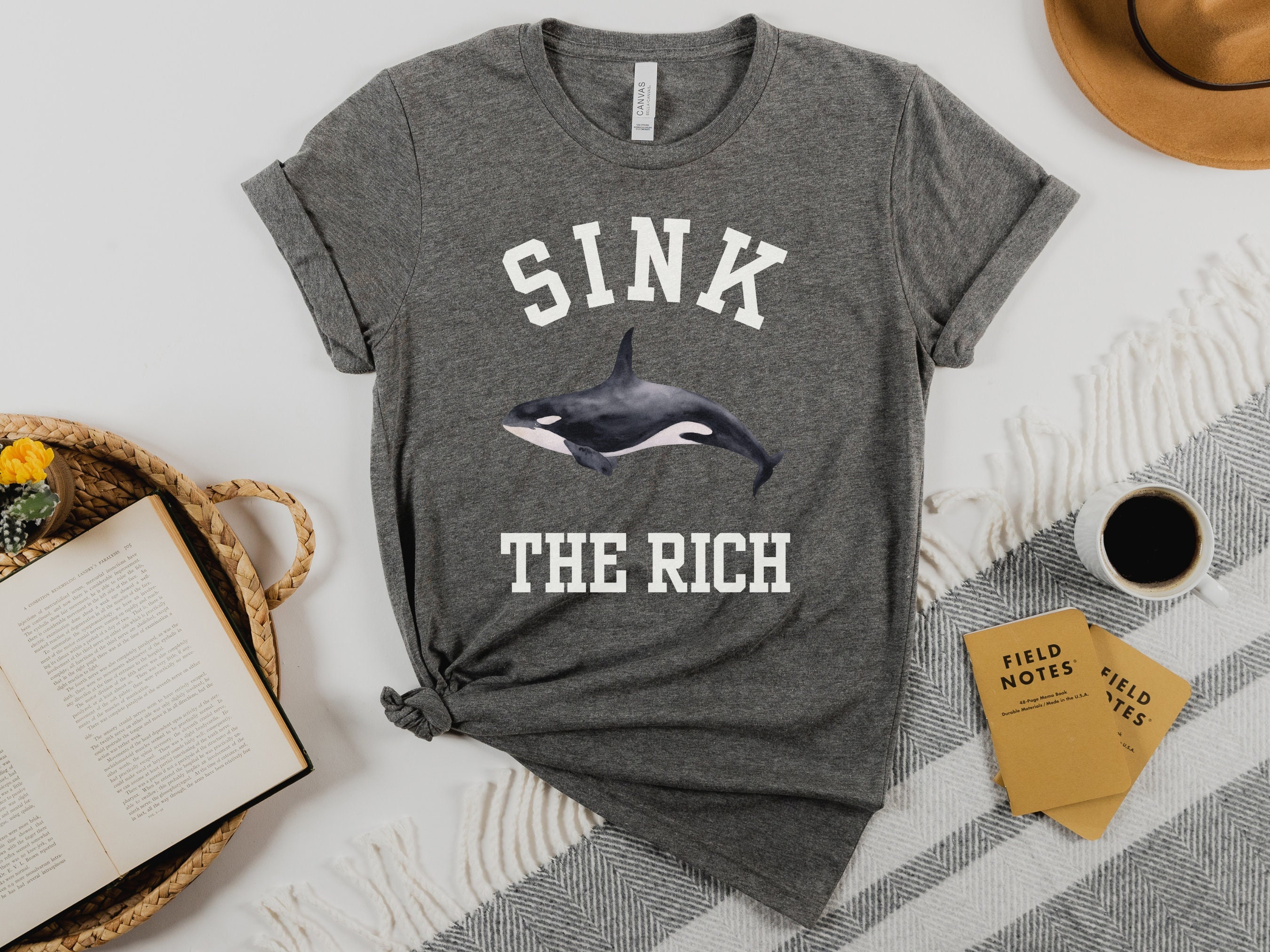 Team Orca Tshirt for Team Gladis the Orca, Sink the Rich Team Orca ...