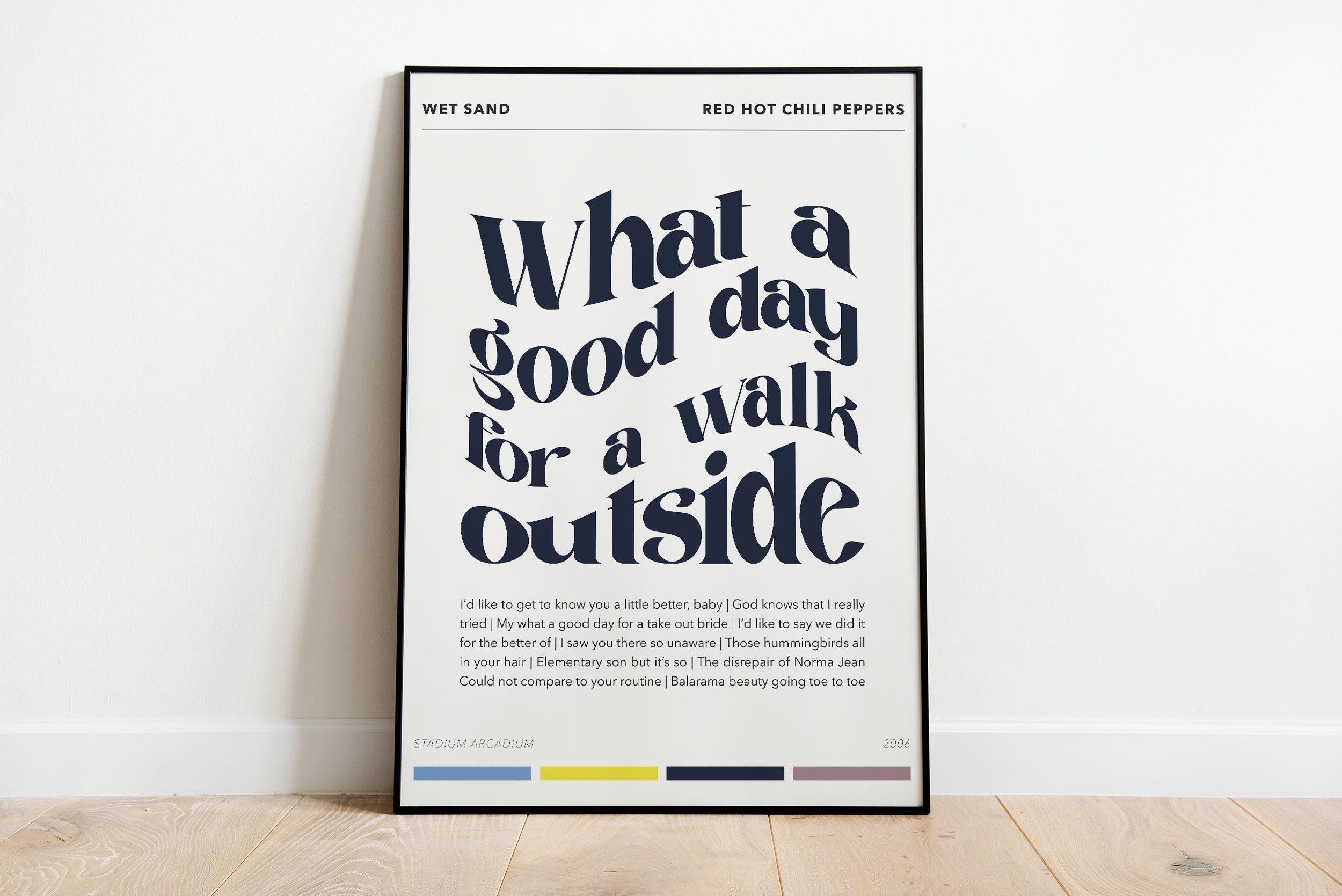 Red Hot Chili Peppers Stadium Arcadium Poster