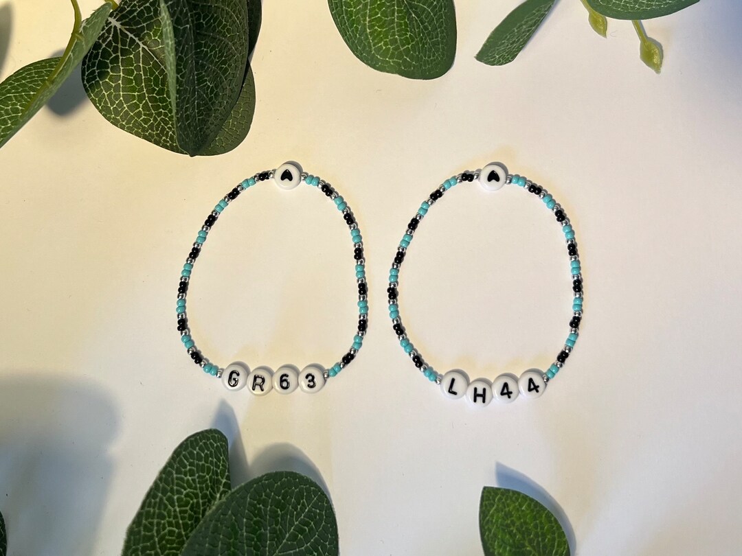 F1 2024 Lewis Hamilton LH44 And/or George Russell GR63 Fan Bracelets - Etsy