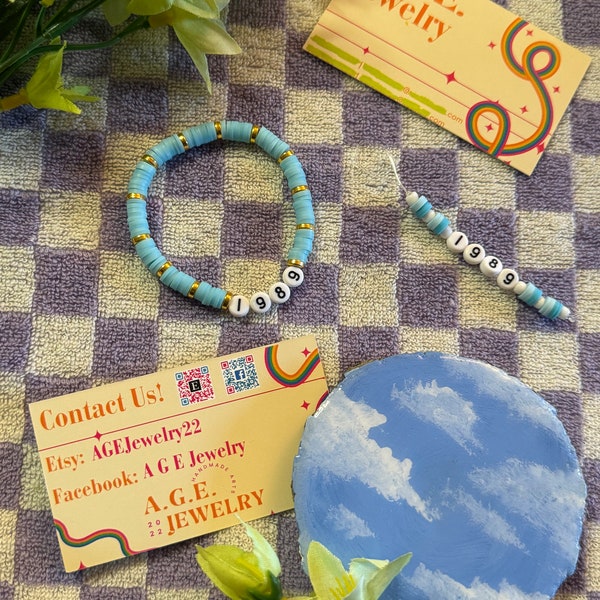 Swiftie clay bead bracelet - Etsy.de