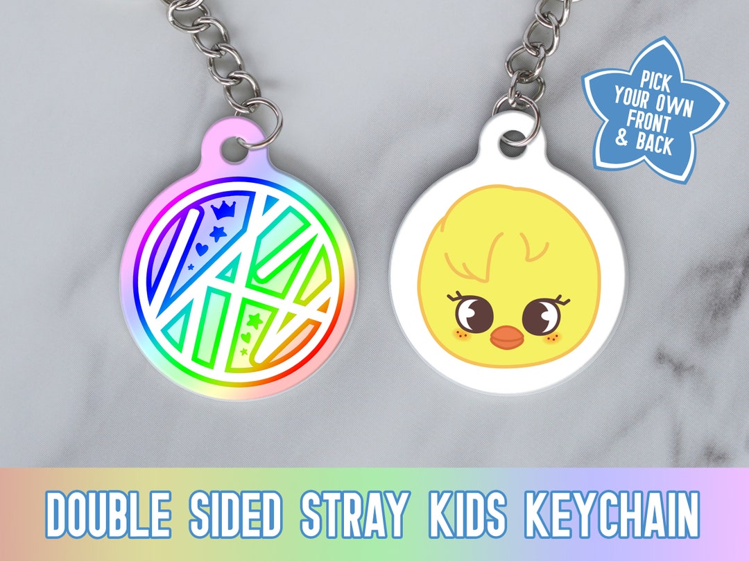 Stray Kids Bbokari Keychain, Double Sided Skz Keychain, Felix SKZ Gift ...