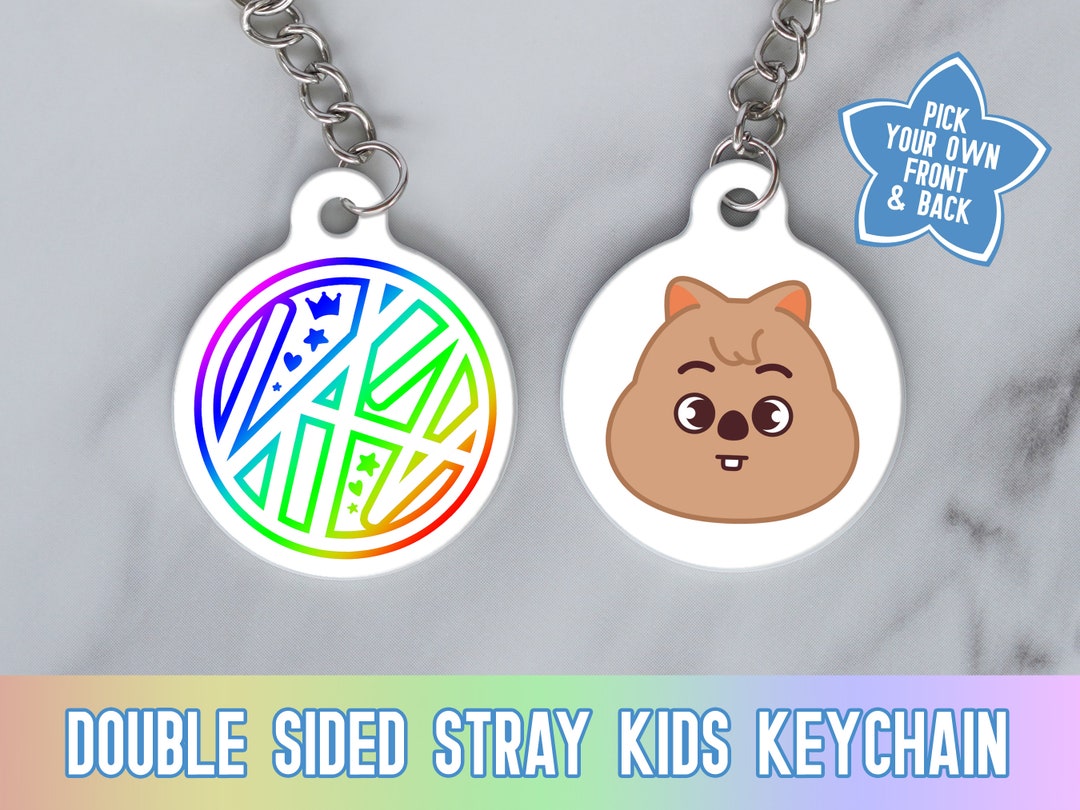 Stray Kids Han Quokka Keychain, Double Sided Skz Keychain, Han Bias ...