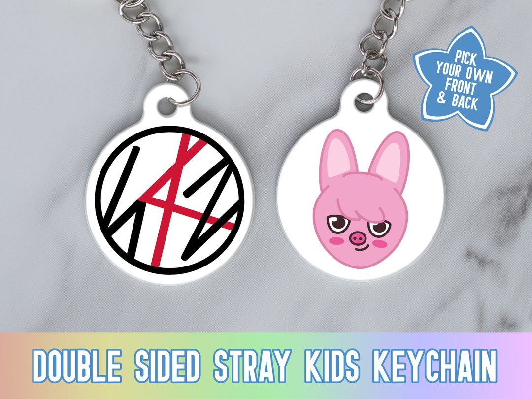 Stray Kids Dwaekki Keychain, Double Sided Skz Keychain, Changbin Bias ...