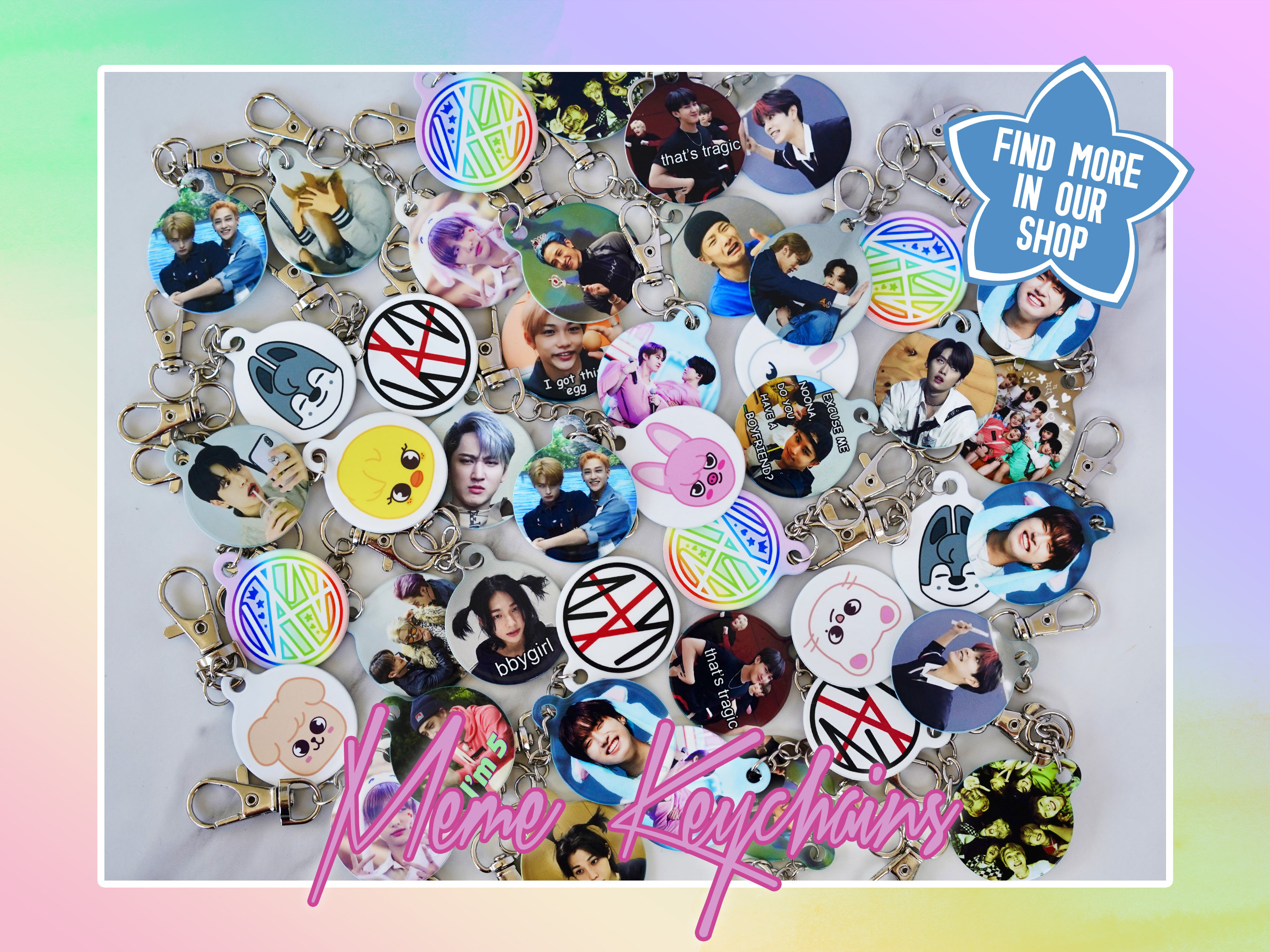 Seungmin Stray Kids Meme Keychain, Seungmin SKZ Gift, Funny Stray Kids ...