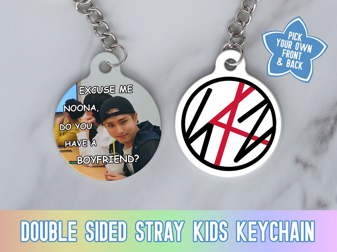 Excuse Me Noona Keychain, Stray Kids Meme Keychain, Han SKZ Gift, Funny ...