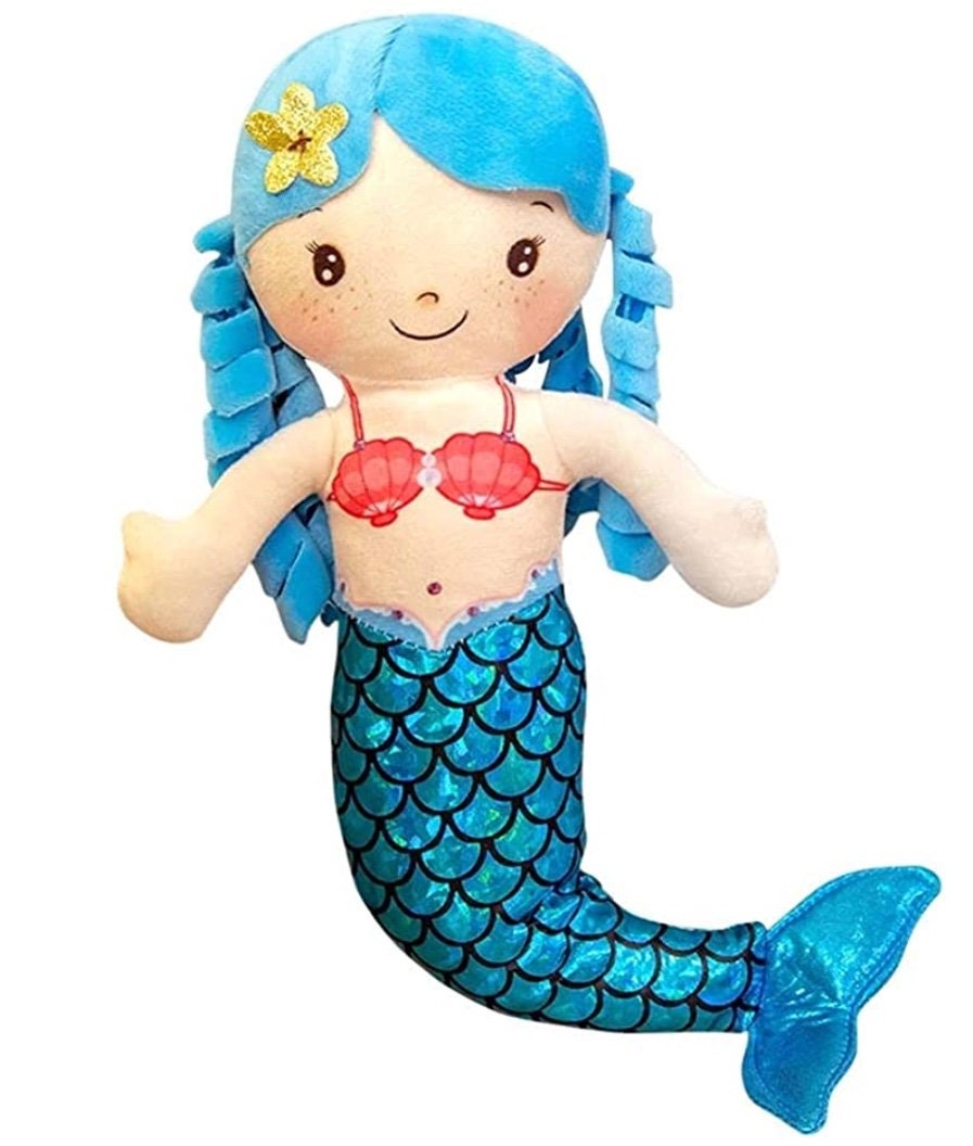 Personalized Mermaid Plush Doll Mermaid Plush, Personalized Custom ...