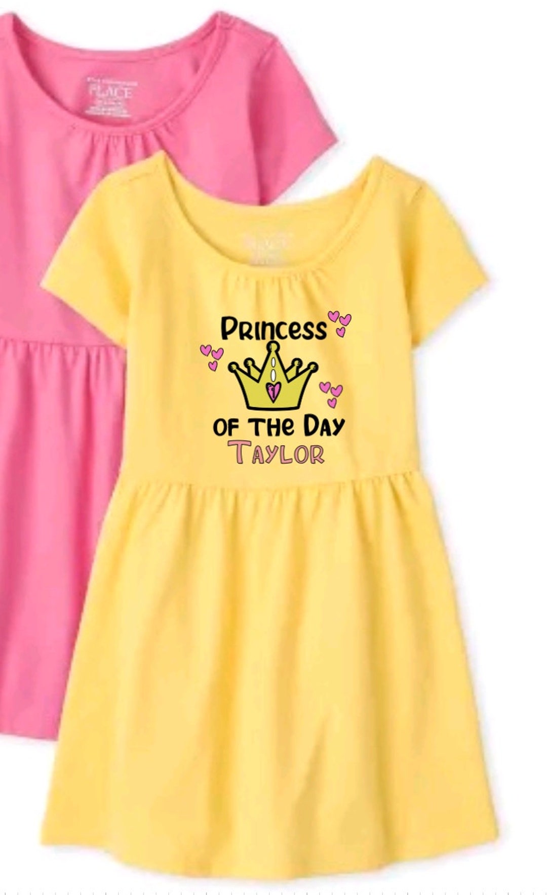Princess Birthday Dress-personalized Princess of the Day - Etsy