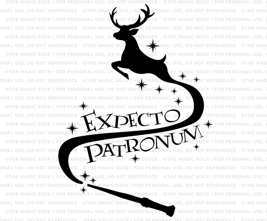 Expecto Patronum SVG Cut File Magic T-shirt Shirt Decal - Etsy