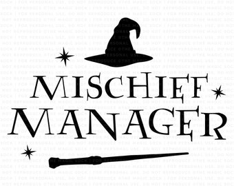 Mischief Managed, SVG Cut File, Magic, T-shirt, Shirt, Decal, Design ...