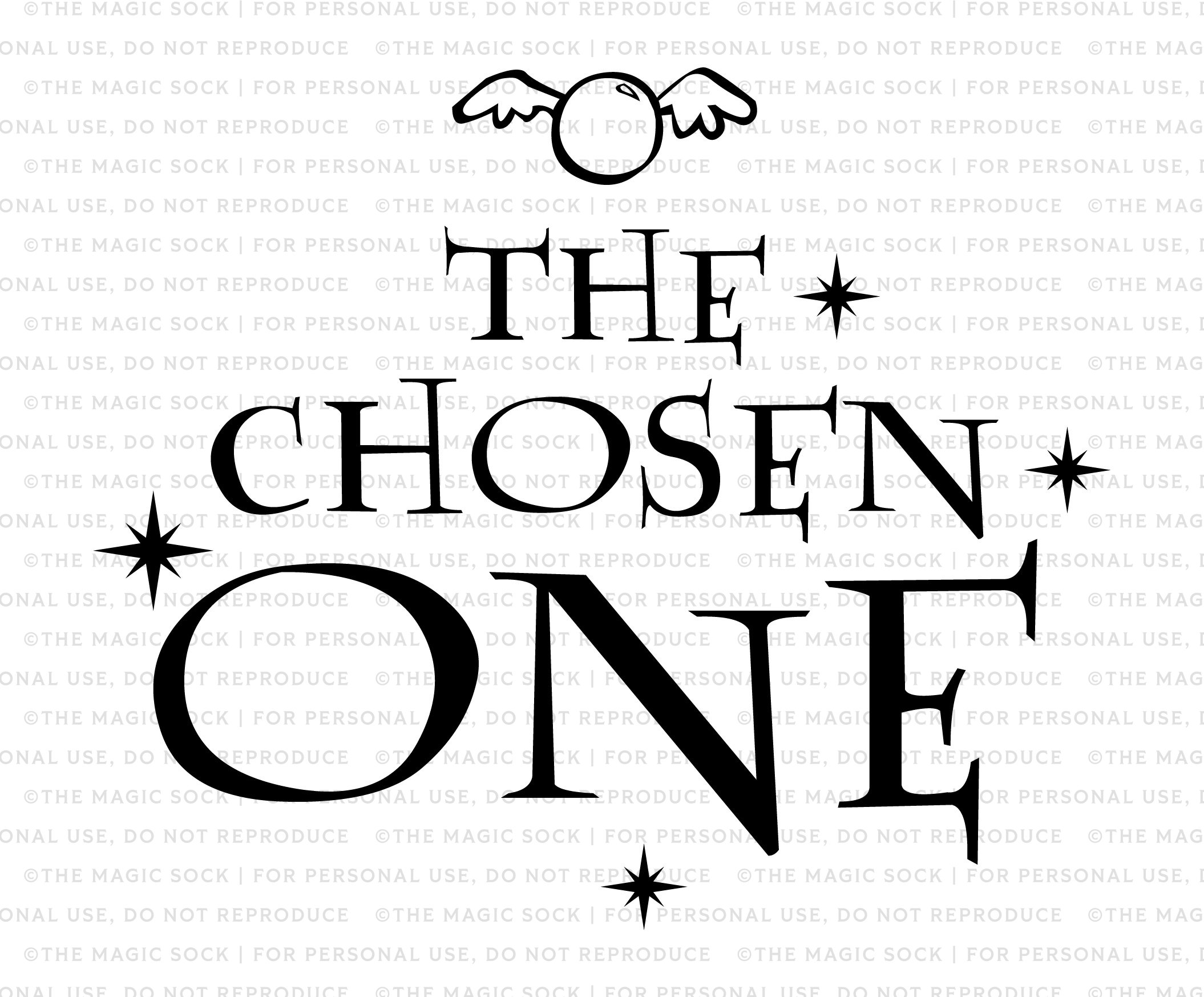 The Chosen One SVG Cut File Magic T-shirt Shirt Decal - Etsy