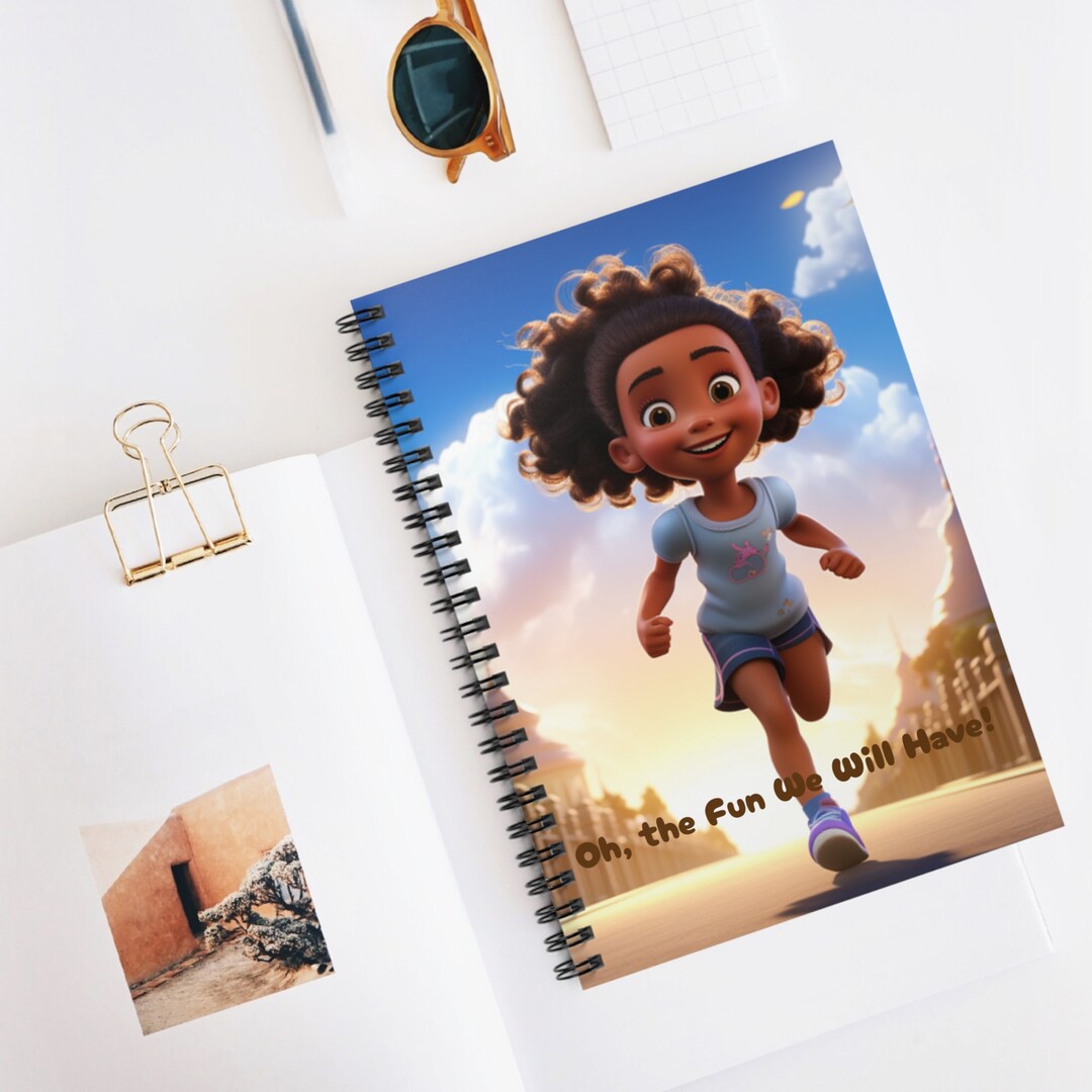 Little Girl's Spiral Notebook Ruled Line - Etsy