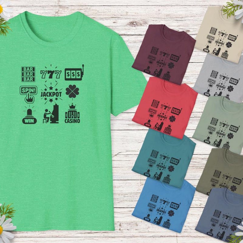 Casino T Shirt - Etsy