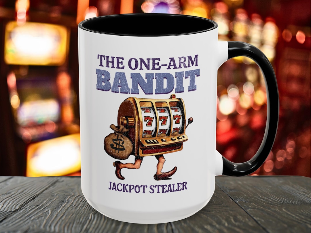 BANDIT Coffee Lover Mugs for Gifts for Him Gifts for Her Gambler Gift ...