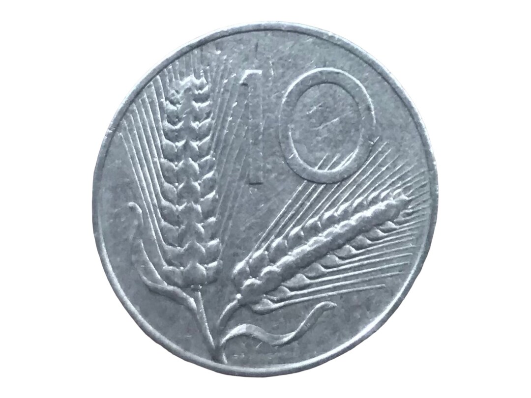 1953, Italy, 10 Lire Coin - Etsy