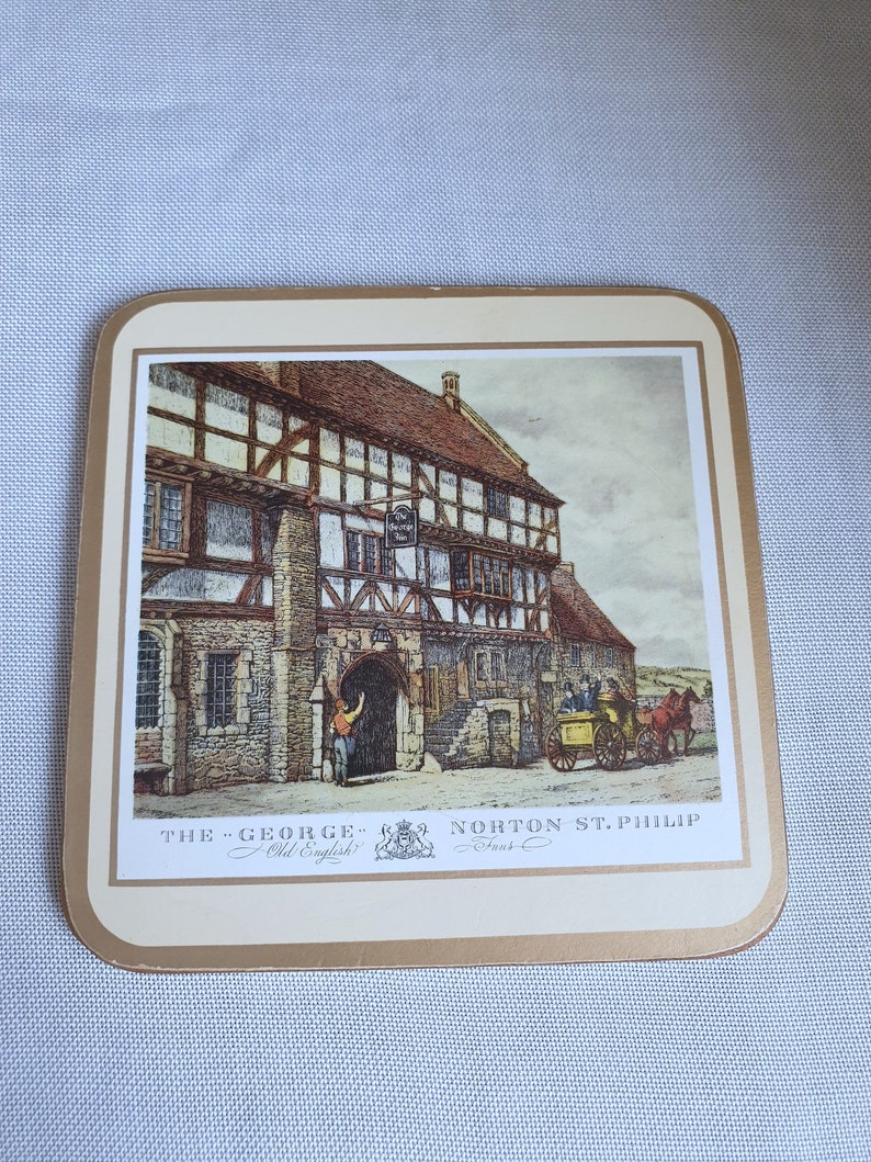 Ensemble de sous-verres vintage Pimpernel pour pub anglais : auberges ...