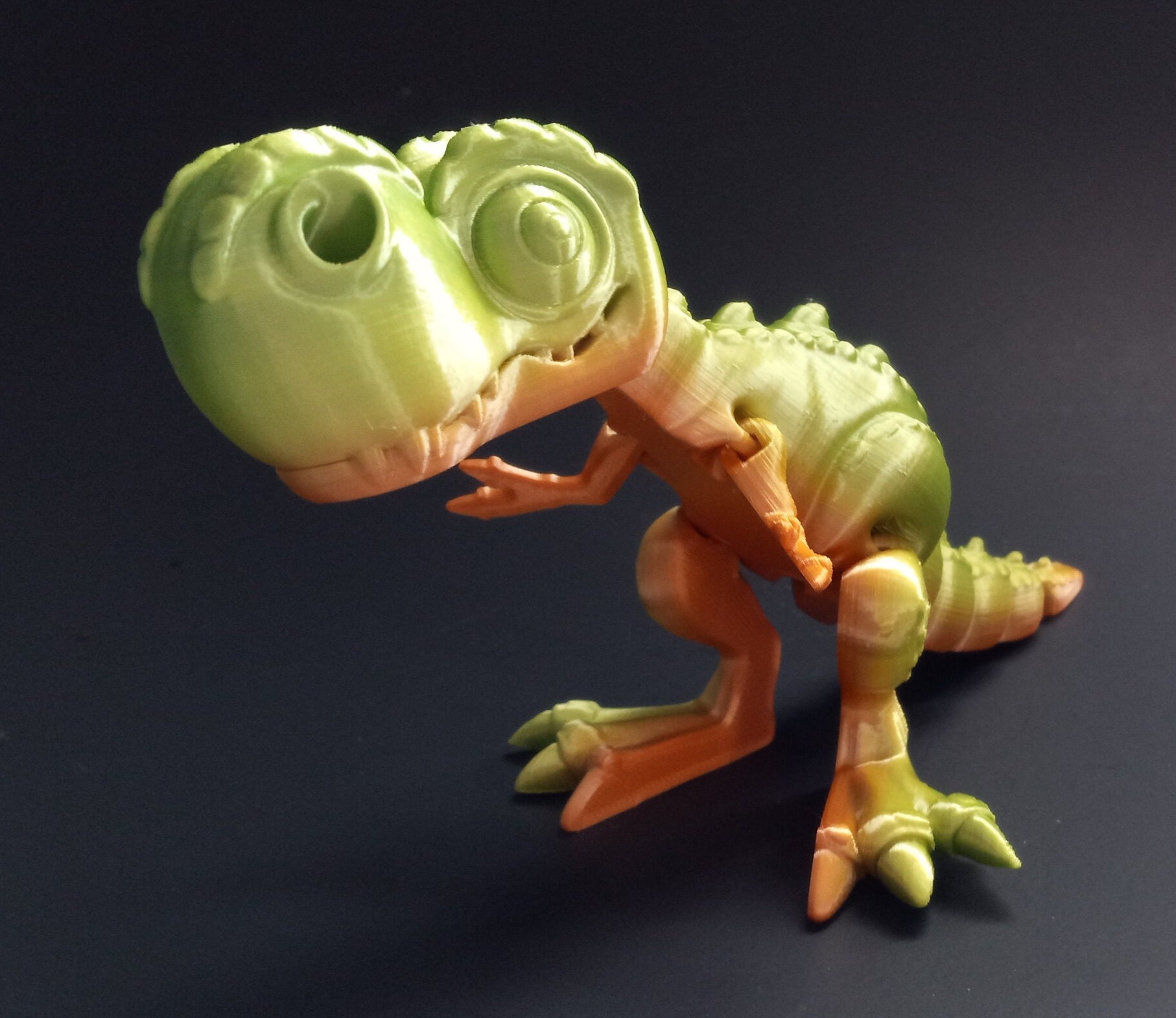 Fully Articulated T-rex Desk Toy flex-factory - Etsy