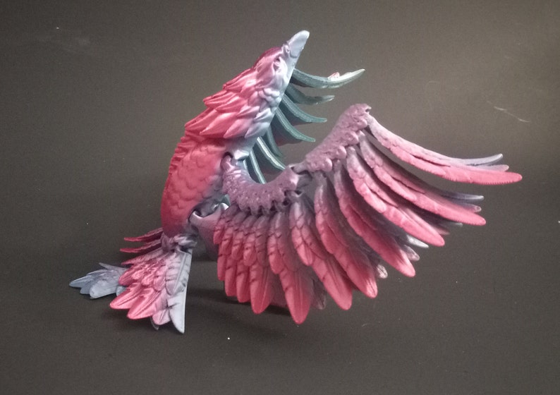Fully Articulated 3d Printed Phoenix flexi-factory - Etsy