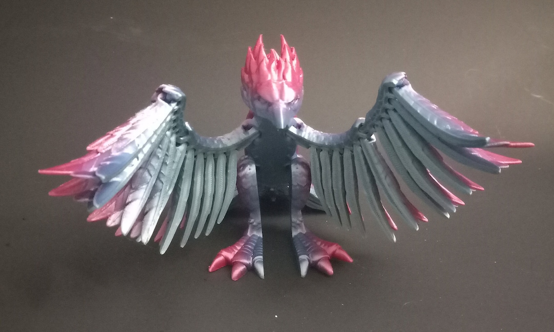 Fully Articulated 3d Printed Phoenix flexi-factory - Etsy