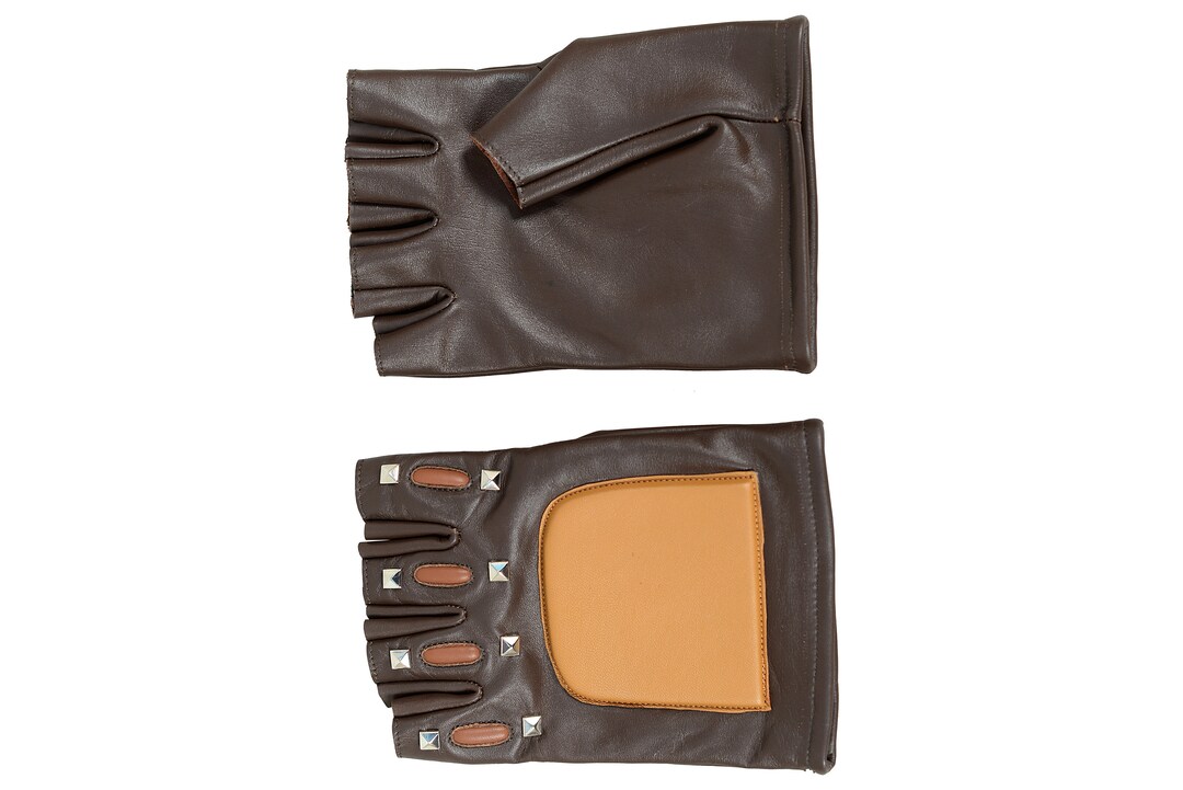 Inspired Cad Bane Half Fingure Leather Gloves - Etsy