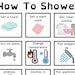 How to Shower Prompt - Visual Schedule for Autism - Lifeskills PEC ...