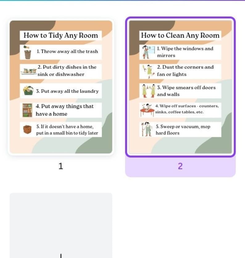 How to Tidy and Clean Any Room - Etsy