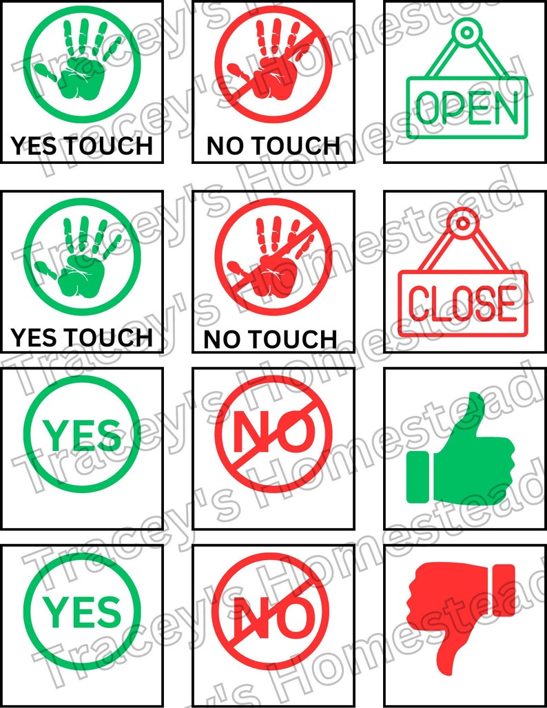 Yes/no Open/closed Signs Printable - Etsy