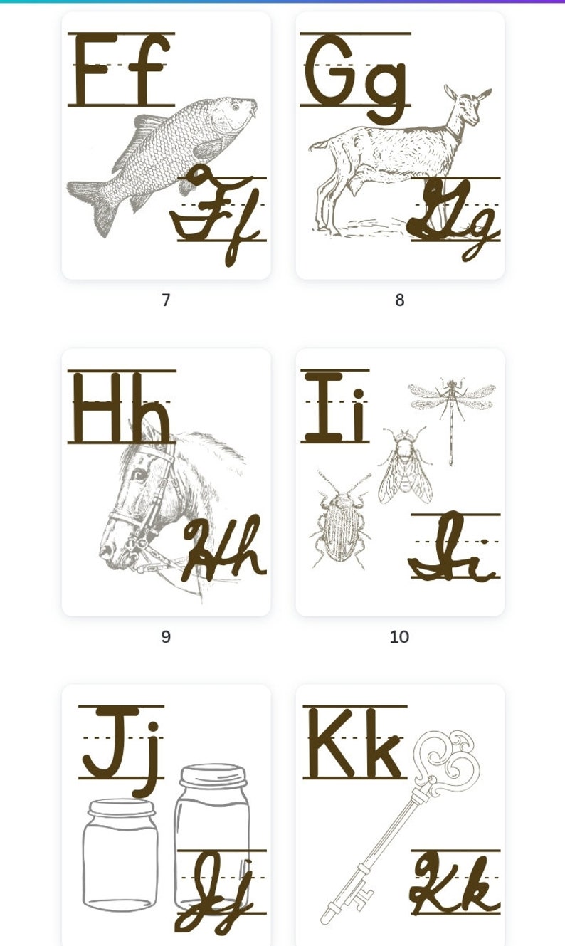 Printable Alphabet Banner - Etsy