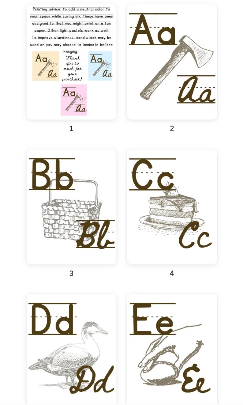 Printable Alphabet Banner - Etsy
