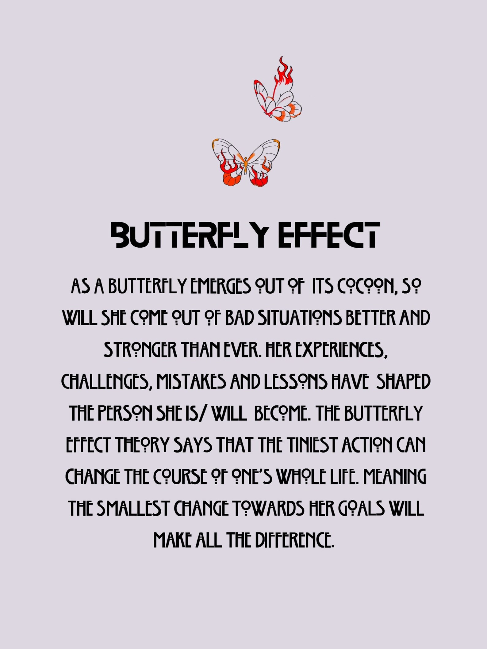 Butterfly Effect Poster Printable Download - Etsy