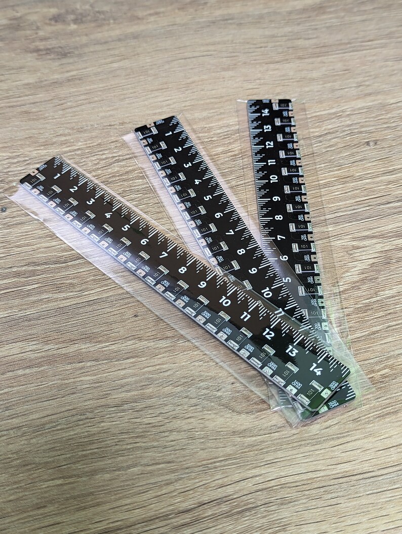 PCB Ruler, Ruler With Real Resistors for Engineering Geeks and Nerds - Etsy
