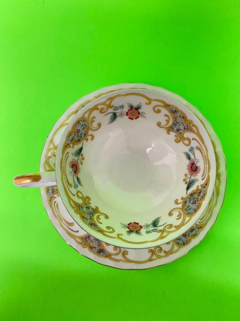 Vintage Keito Teacup and Saucer Made in Japan Porcelain Tea Cup Floral ...