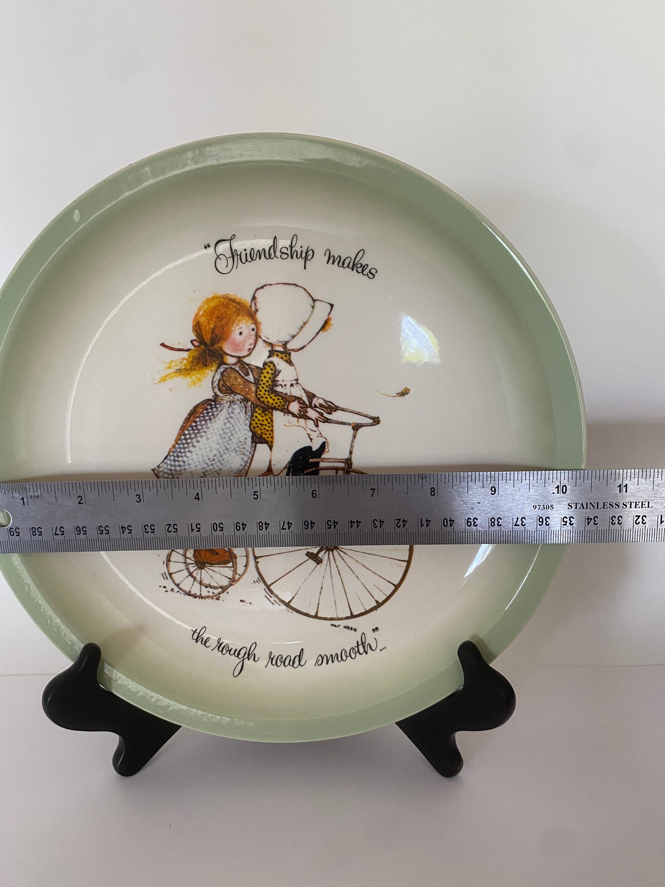 Vintage Collectible Ceramic Plate / Holly Hobbie Collection Friendship ...