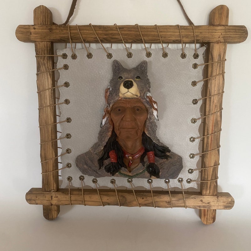 Leather Wolf Head - Etsy