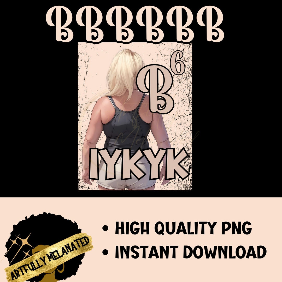 BBBBBB/ IYKYK High Resolution Clip Art African American Digital Art ...