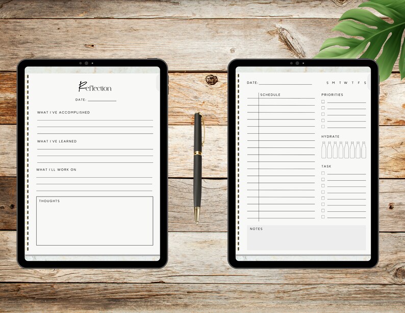Minimalist Hyperlinked Digital Planner| Good Notesplanner| Digital ...