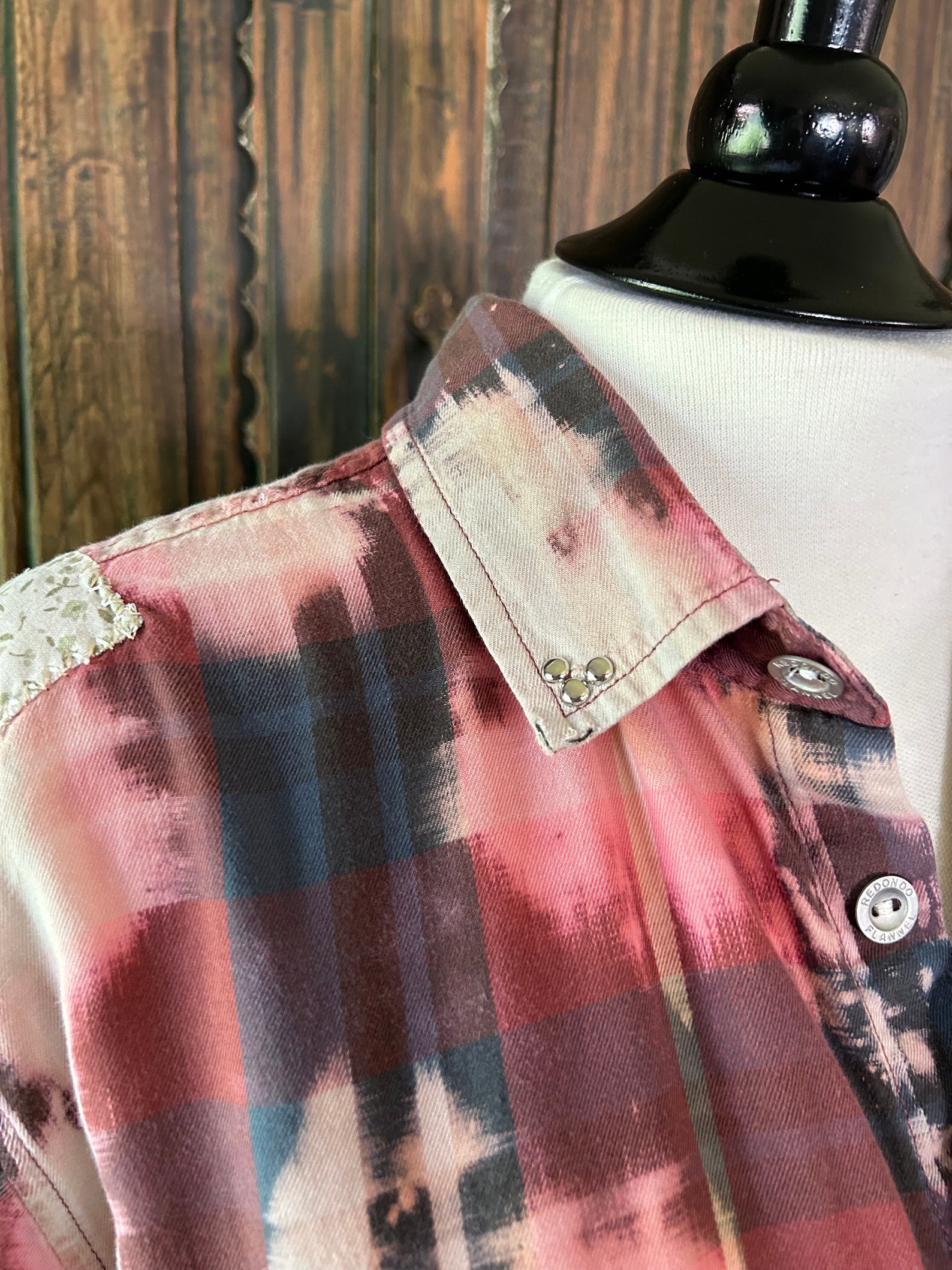 Vintage Repurposed Flannel Shirt - Etsy