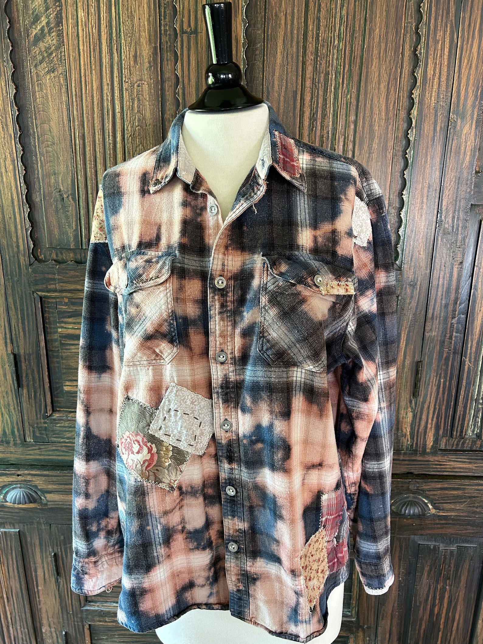 Vintage Repurposed Flannel Shirt - Etsy