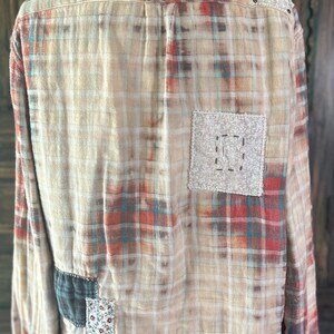 Vintage Repurposed Flannel Shirt - Etsy