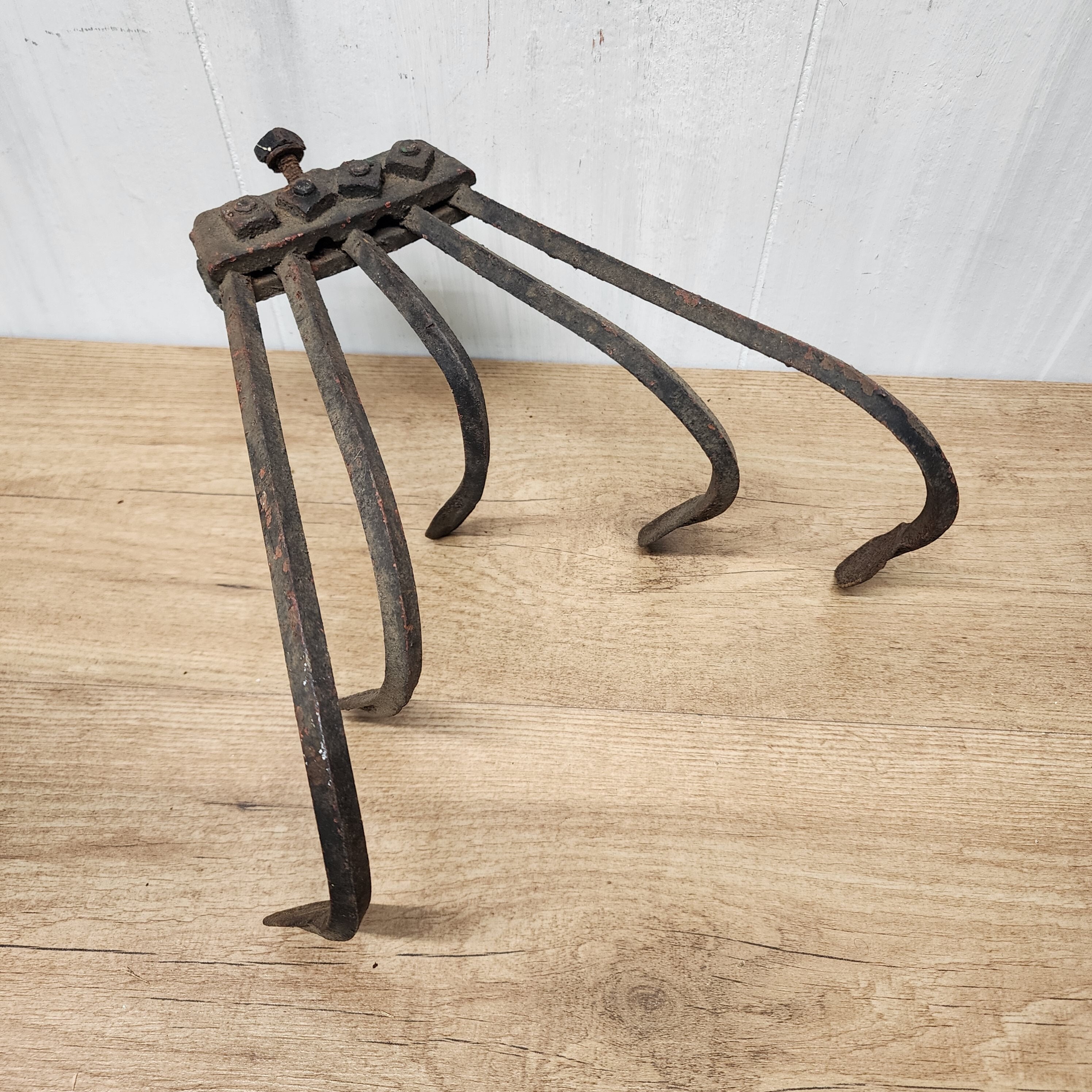 Vintage Decor 5 Tine Cultivator Rake Tool Primitive Hooks for Kitchen ...